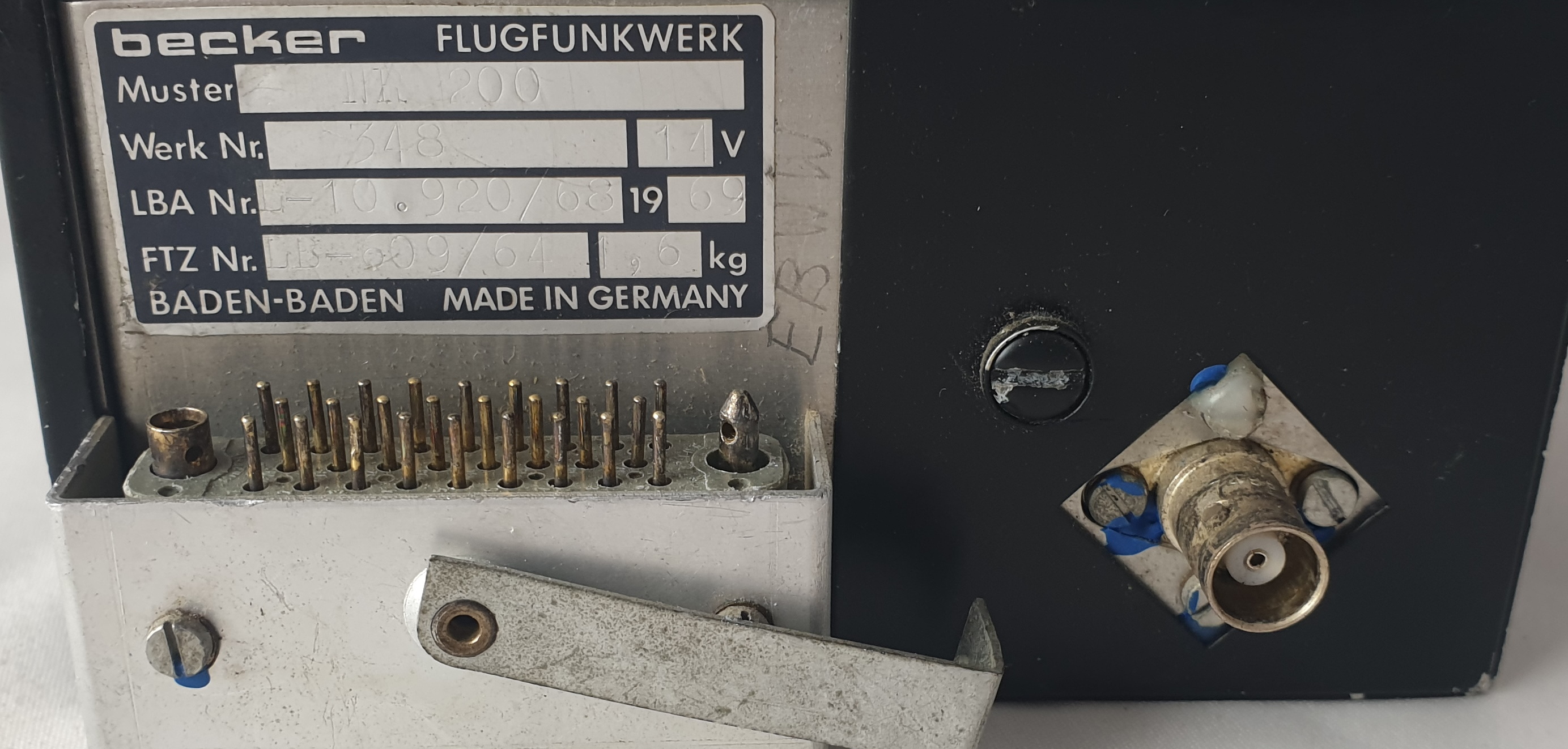 Rosenbaum Aviation ® EUROPE - Becker Flugfunkwerk NAV 200 LB 609/64 ...